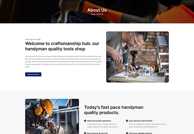 Fixikit - Handyman Tools WooCommerce Theme
