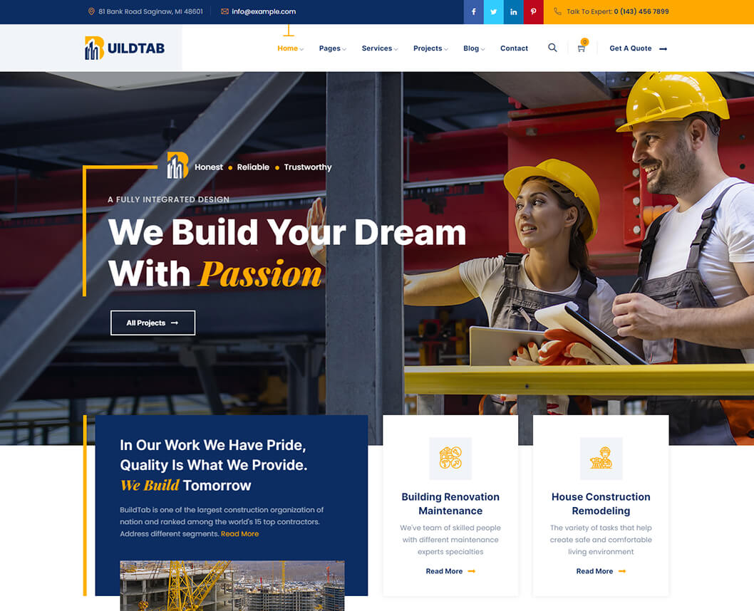 Buildtab Html Template