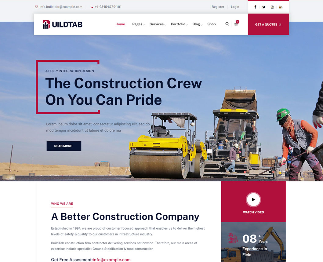 Buildtab Html Template